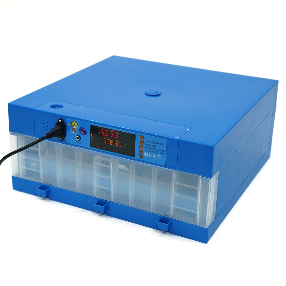 64 Eggs Incubator Automatic Digital Chicken Egg Hatcher Temperature ...