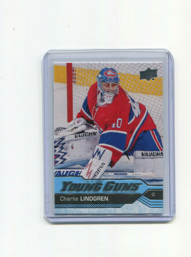 2016-17 Upper Deck Young Guns Charlie Lindgren Rookie | eBay