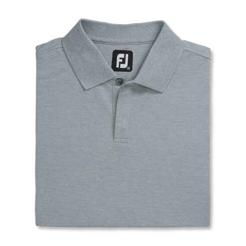 NEW MENS FOOTJOY PIQUE BLOCK SLEEVE KNIT POLO GOLF SHIRT, GREY/LIME ...