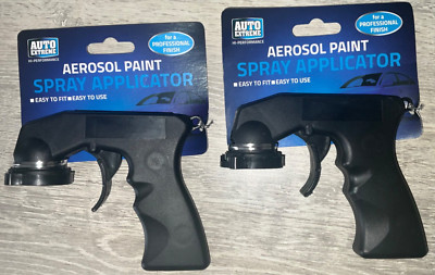 2 X AEROSOL SPRAY PAINT APPLICATOR TRIGGER HANDLE CAN EASY TO USE CAR ...