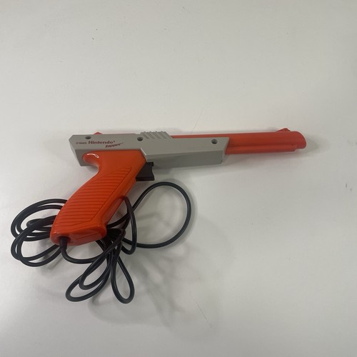 Official Nintendo NES Zapper Gun Orange (NES-005) (NES) Tested. Works ...