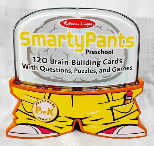 Melissa & Doug Smarty Pants Pre K 120 Brain Building Cards Puzzles ...