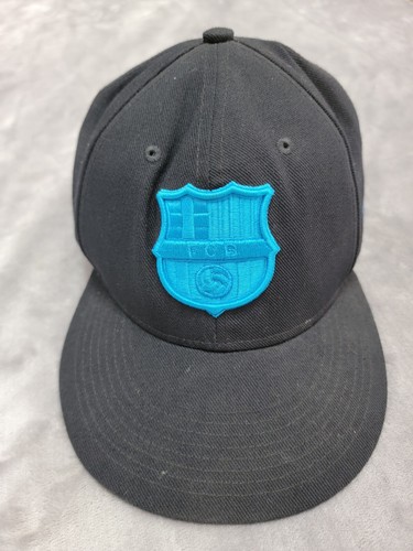 Nike Barcelona Men's Hat Cap Black Teal Barca Soccer FCB Adjustable ...