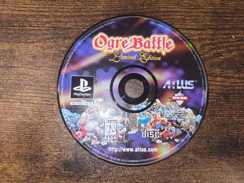 Ogre Battle Limited Edition March of Black Queen Sony Playstation 1 PS1 ...