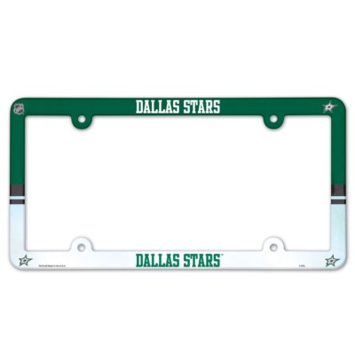 Dallas Stars Wincraft NHL Poly License Plate Frame | eBay