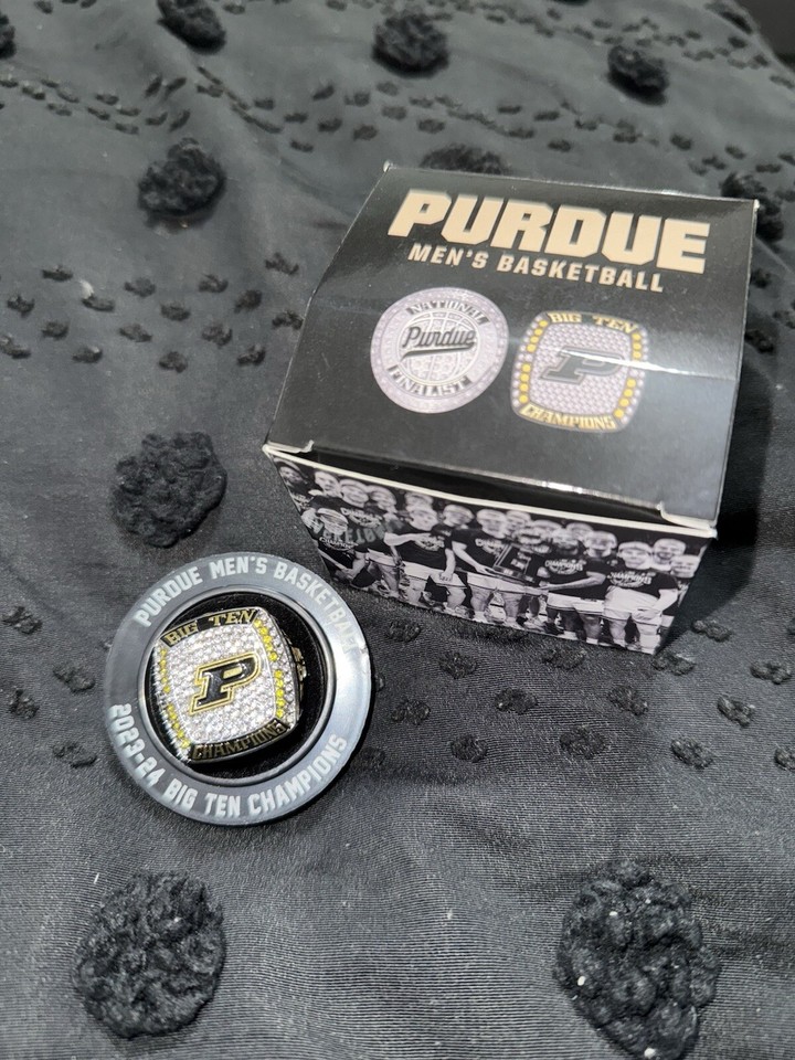 2023-24 Purdue Boilermakers Men’s Basketball Big Ten Championship Ring ...