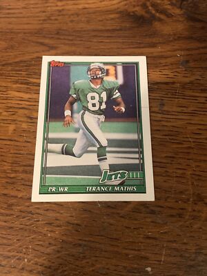 TERANCE MATHIS 1991 TOPPS FOOTBALL CARD # 460 | eBay