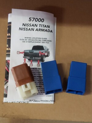 Curt Trailer Towing Relay Kit f/ Nissan Armada & Titan P/N 57000 ( NOS ...