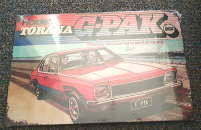 HOLDEN TORANA G-PAK Tin Metal Sign NEW Man Cave Garage Bar Shed & AU ...
