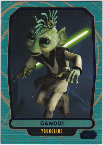 STAR WARS GALACTIC FILES SERIES 2 BLUE PARALLEL #578 GANODI 156/350 | eBay