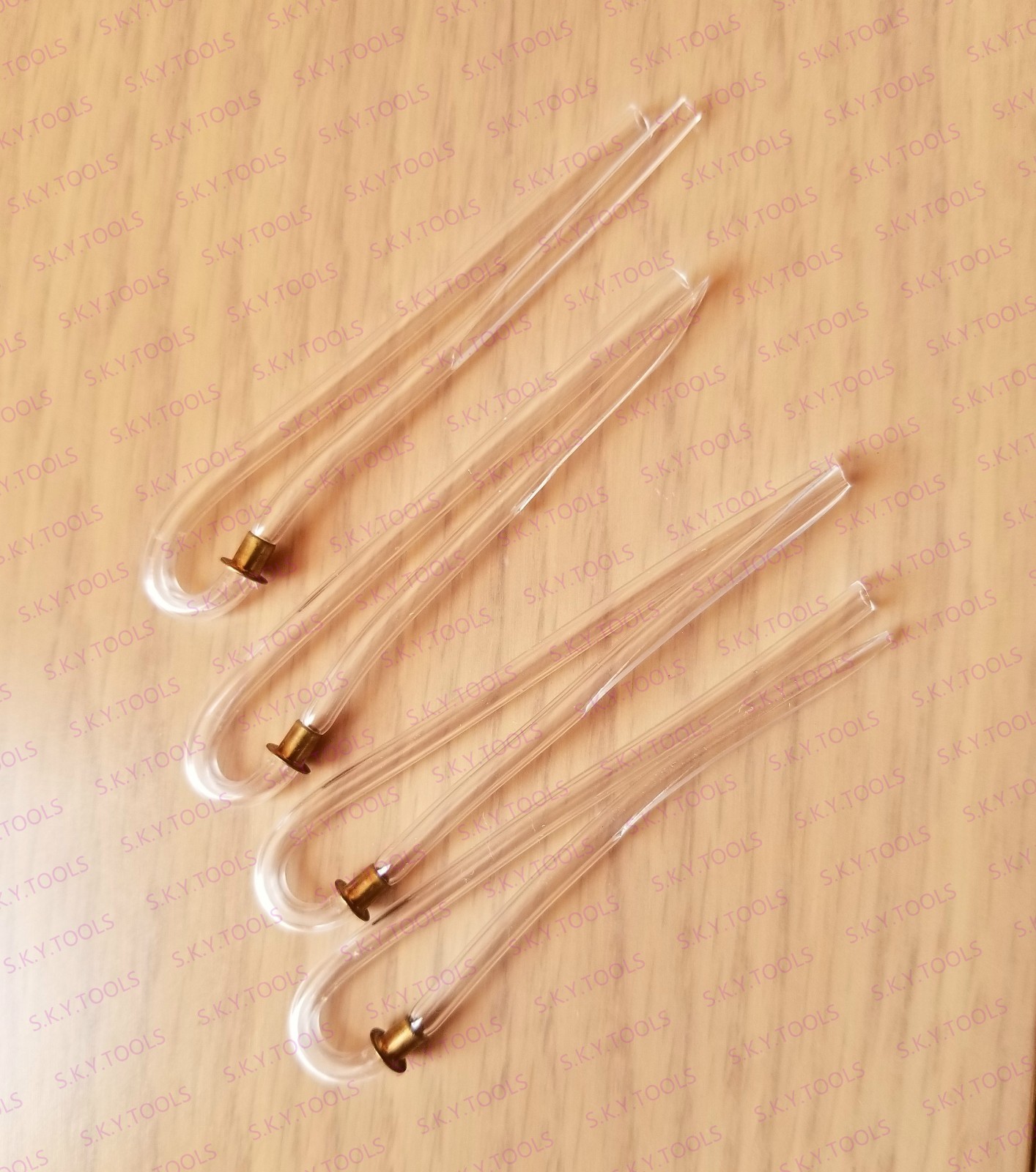 BTE Hearing Aid aids Ear mold Tubing with tube lock - pack of 4 earmold ...