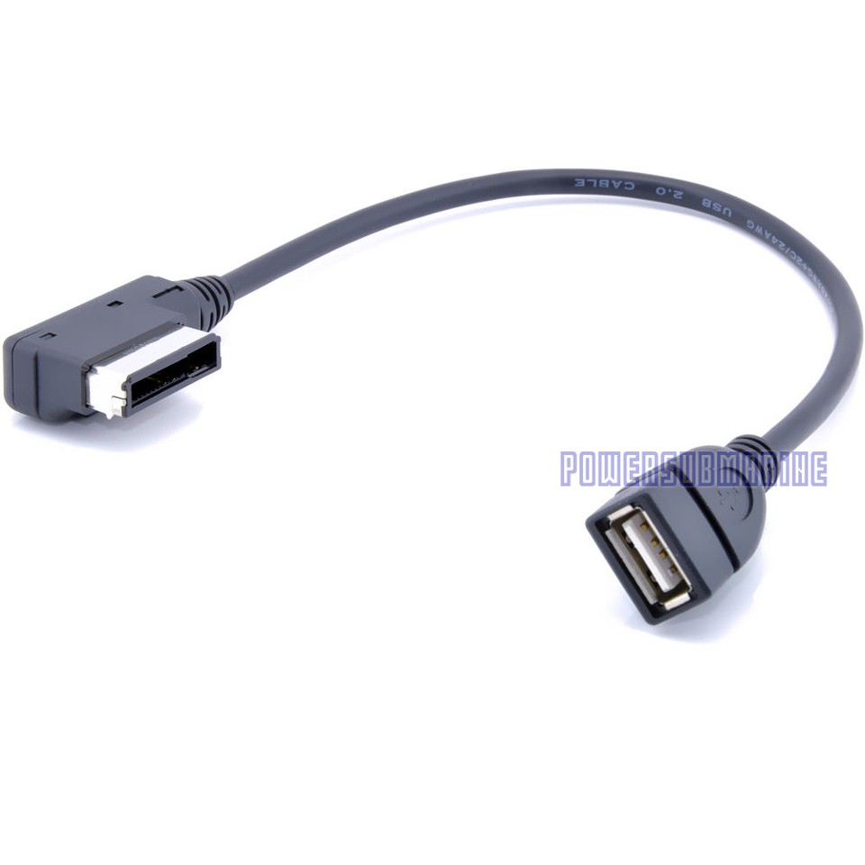 AMI MDI AUX to USB Flash Drive Cable for VW AUDI Car Audio Music ...