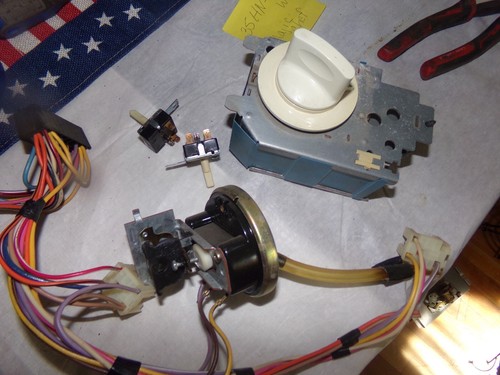 GE HOTPOINT WASHER TIMER WITH SWITCHES ETC. 175D1432G019 FULLY TESTED ...