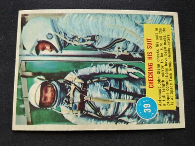 1963 Topps Astronauts 3-D Card # 39 Checking His Suit (EX) | eBay