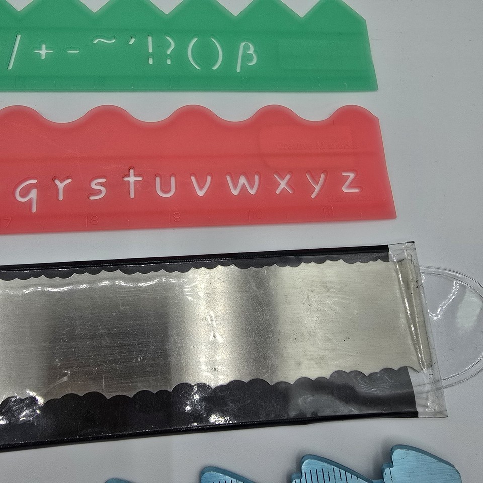 Creative Memories Borderline patterns Letters Rulers Scrapbook Karent ...