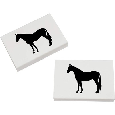 2 x 45mm 'Horse' Erasers / Rubbers (ER00023951) | eBay Australia