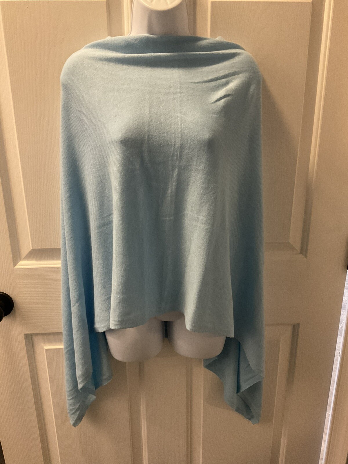 Hannah Rose Cotton Cashmere Button Poncho Sweater bab… - Gem