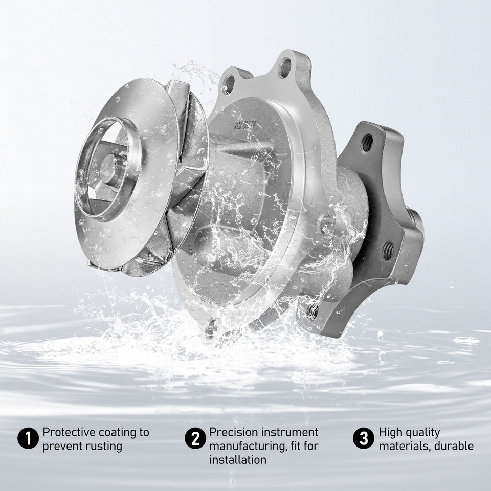 Water Pump For Chevrolet Colorado GMC Canyon Envoy Hummer H3T 9-7x ...