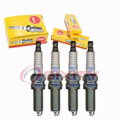 4 pc NGK 90410 LKR6E-9N Standard Spark Plugs for Ignition Wire ...