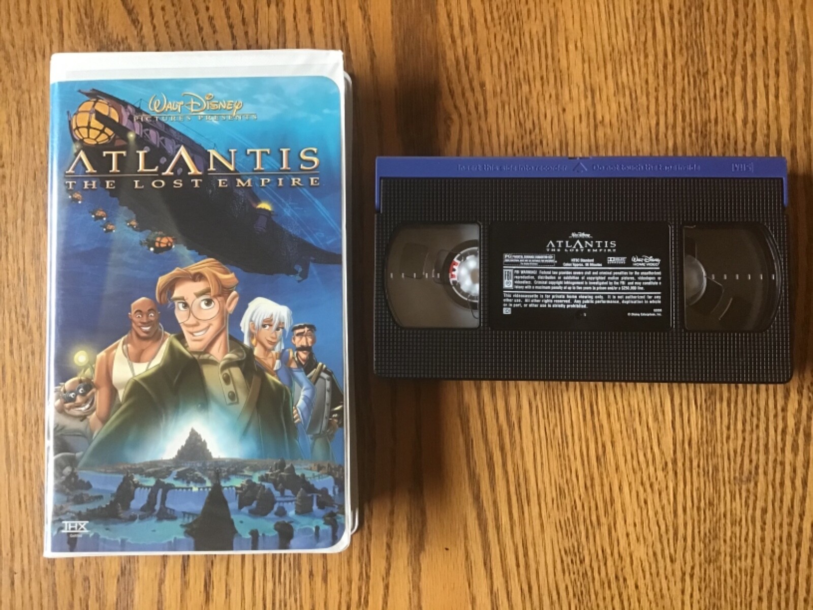 Atlantis: The Lost Empire (VHS, 2002) Clam Shell Walt Disney ...