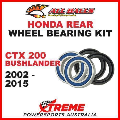 Honda CTX200 2002-2015 Rear Wheel Bearing Kit MX CTX 200 Bushlander ...