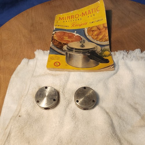 Pressure Cooker Mirror Matic 5-15 Lbs Weighted Jiggler Regulators ...