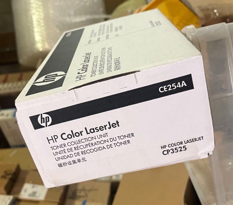 Lot of 4 Genuine HP CE254A (504A) Waste Toner Bottle - NEW SEALED ...
