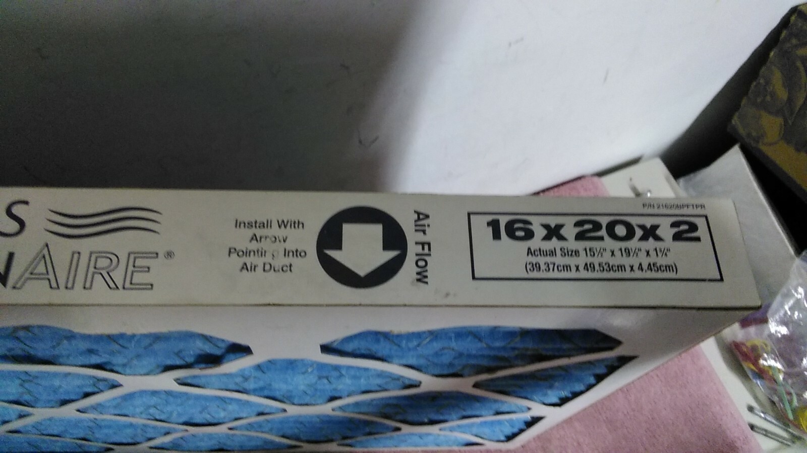 Flanders Merv 8 Pre-pleat 40 LPD High-capacity Air Filter 16x20x2 In ...