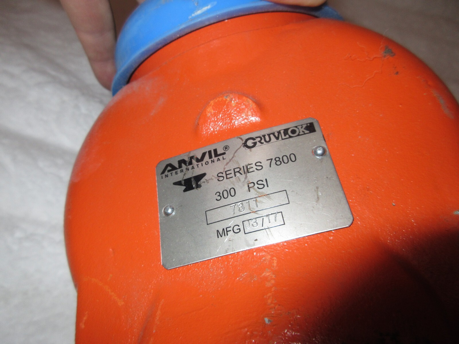 Anvil GLV-7811 4" EPDM Gruvlok Grooved Swing Check Valve 2200750103 for ...