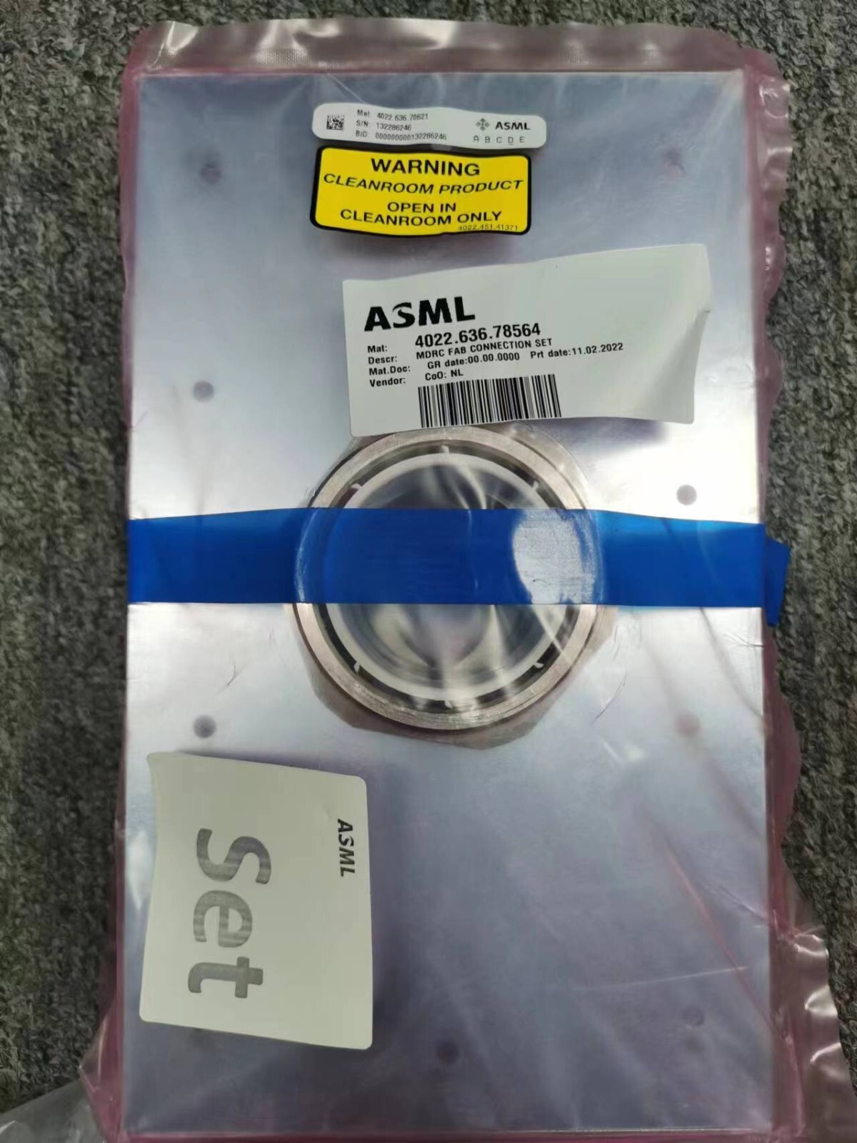 ASML 4022.636.78564 MDRC FAB CONNECTION SET,NEW Fedex/UPS fast shipping ...