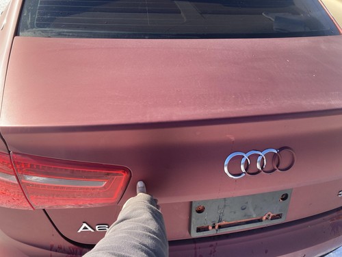 12 AUDI A6 Trunk/Lid Wrapped Body Parts tlp/hhn Sep | eBay