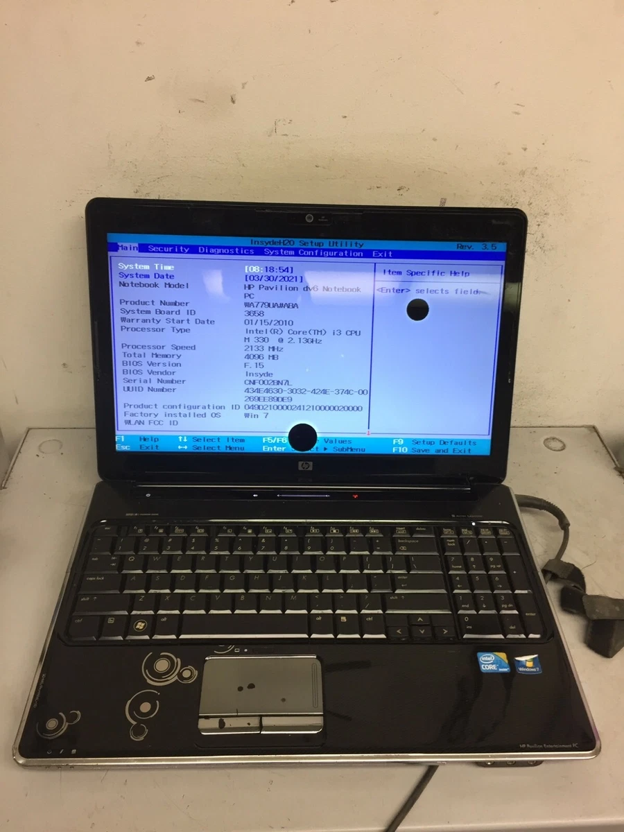 Hp Laptop 2010