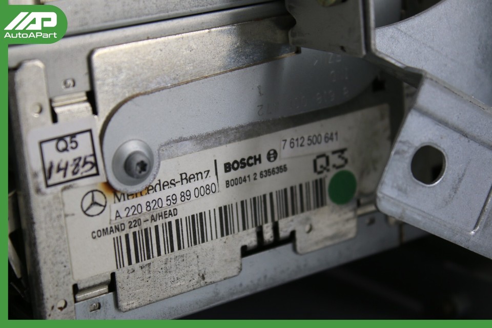 03-06 Mercedes W215 CL55 AMG Navigation Command Comand Head Unit CD ...