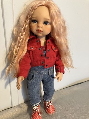 Paola Reina Custom Amigas Articulated Doll with Mohair wig, long ...