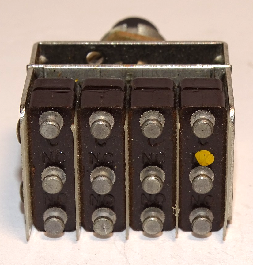 NOS Vtg. MICRO SWITCH 4PB364-T Aircraft Switch Control Push Trim Stick ...