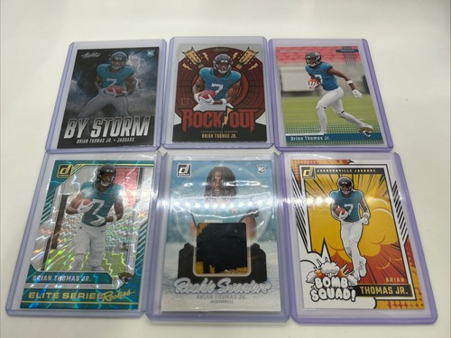 Brian Thomas Jr Rookie Card Lot Of 6 Jaguars | eBay