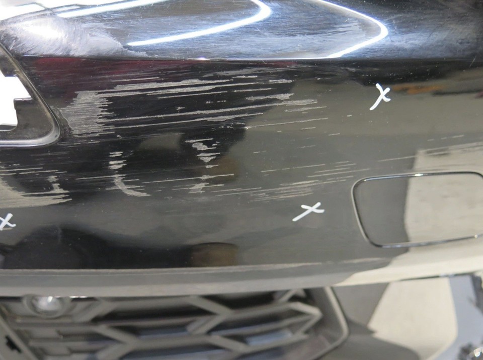 AUDI A6 S6 C8 BLACK FRONT BUMPER & GRILLE 4K0807437G GENUINE 2024 2025 ...