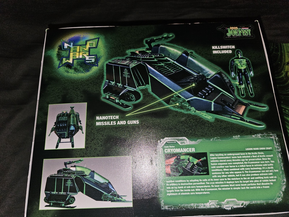 GI JOE JOEFEST 2025 CYBER CROW CUSTOMS CRYOMANCER W/ KILLSWITCH ...