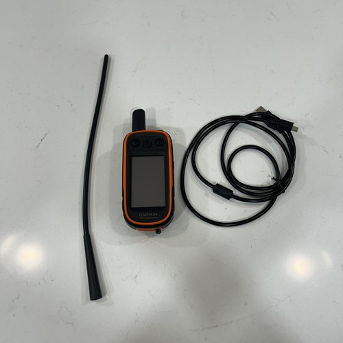 Garmin Alpha 100 GPS Handheld Dog Tracker w/ Antenna USB Cable Screen ...
