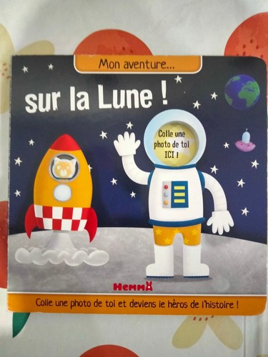 Livre Enfant Mon Aventure Sur La Lune | eBay
