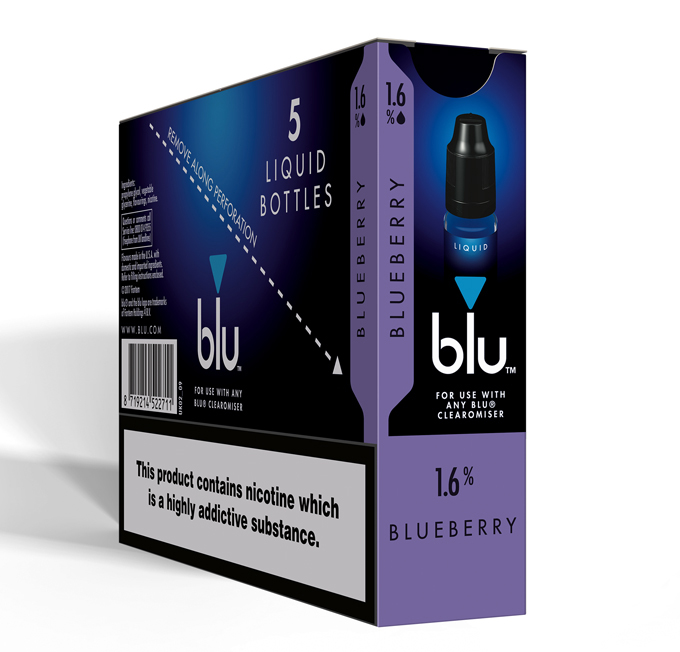 Blu E Liquid 5x10ml Vape Refill Liquid UK stock all flavours and ...