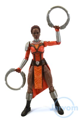 Marvel Legends 6" Inch Okoye BAF Wave Black Panther Nakia Loose ...