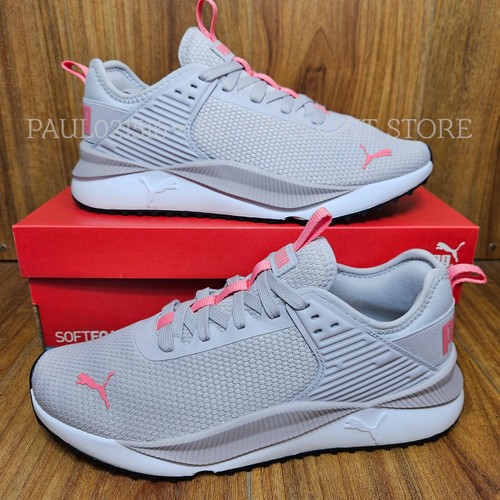 PUMA Women's PC Runner Sneaker Athletic Shoes ~ Gray/Pink | eBay