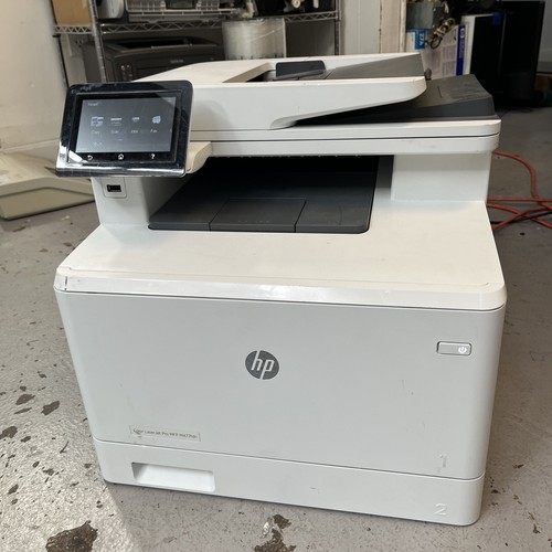 HP Color LaserJet Pro MFP M477FDN/FDW All-In-One Laser Printer AS IS NO ...