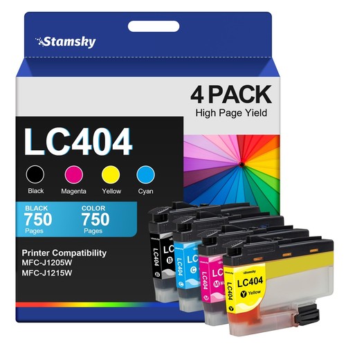 LC404 MFC-J1205W LC404XL Ink Cartridges High Yields Replacement ...