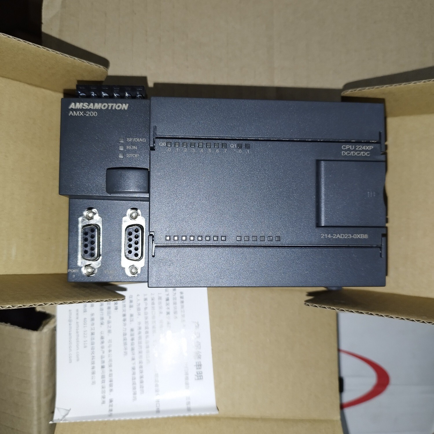 AMSAMOTION AMX-200 S7 CPU 224 XP AMX214-2AD23-0XB8 - 6ES7214-2AD23-0XB0 ...