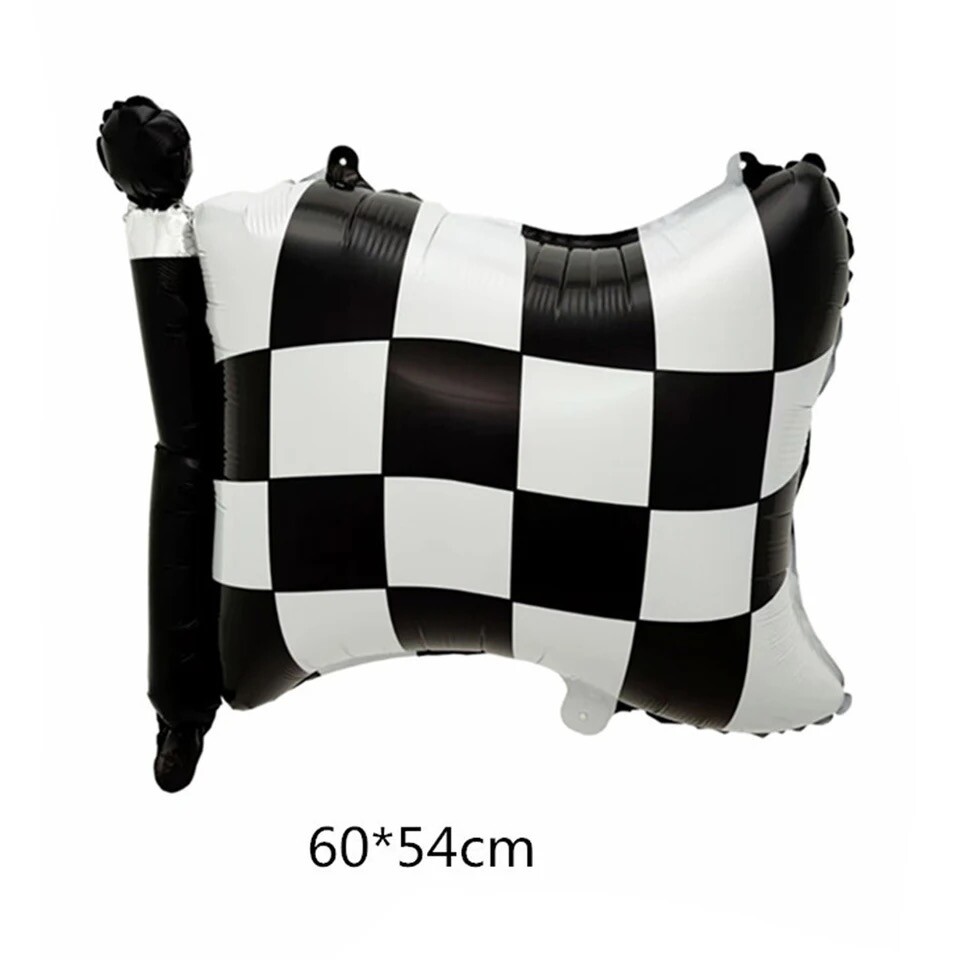 Large Racing Cars Balloon Cars Birthday Bike Balloons Backdrop Props ...