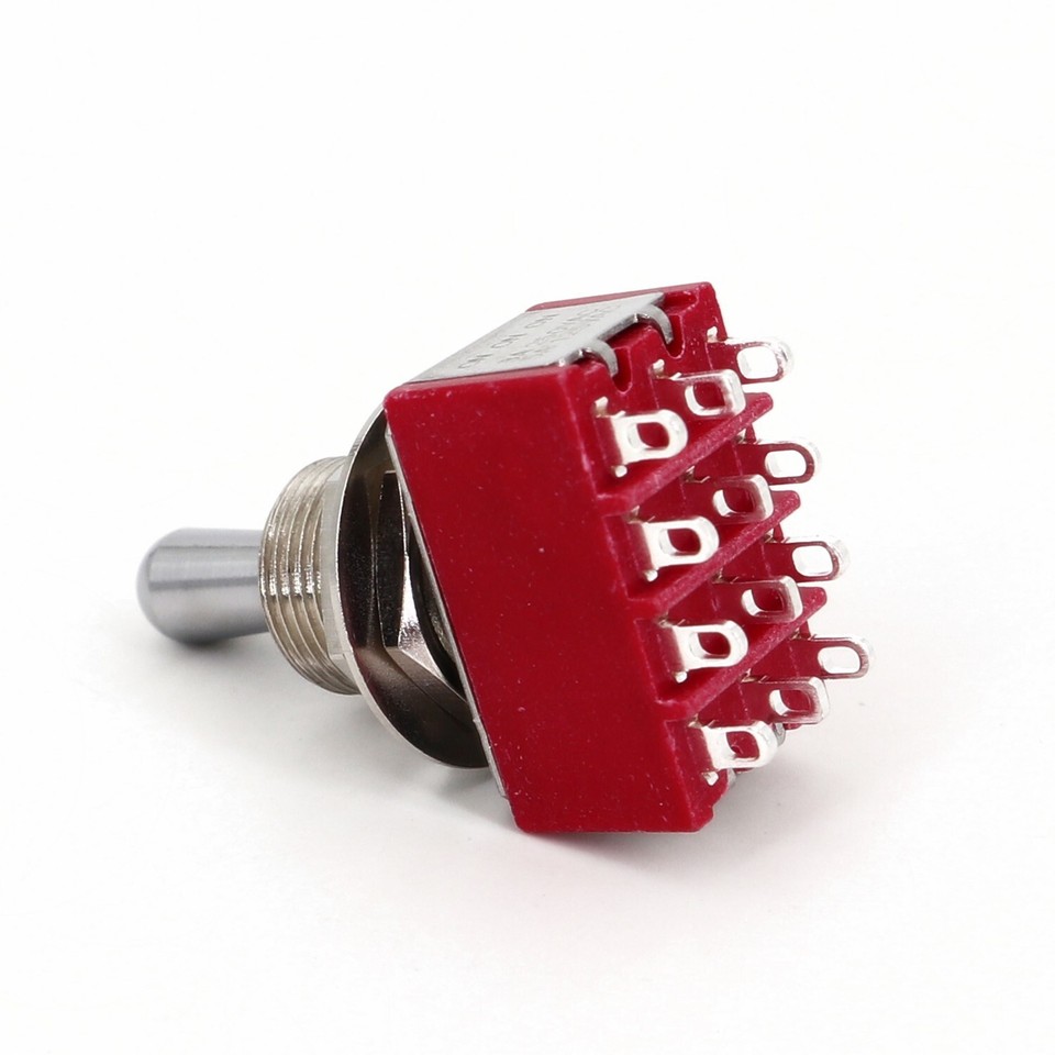 T845-Z 12-Pin ON-ON-ON Latching 3 Position Large Handle 4PDT Mini ...