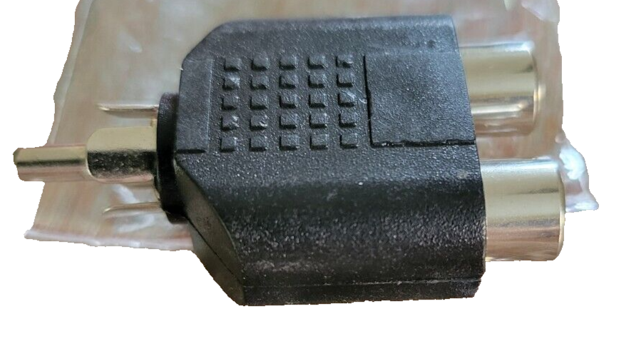 Dual RCA-Female to RCA-Male, Audio-Signal / Combiner / Splitter | eBay