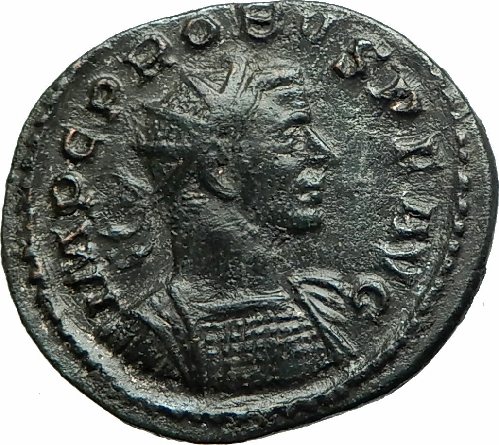 PROBUS 276AD Authentic Ancient Roman Coin Mars Ares Trophy Tropaion ...